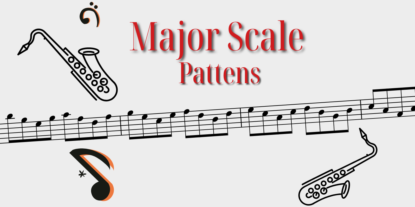 Major Scale Patterns for saxophone